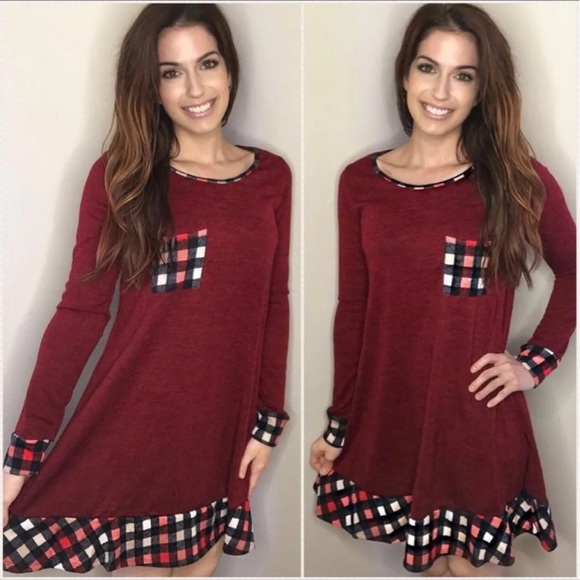 Dresses | New Cranberry Plaid Dress | Poshmark